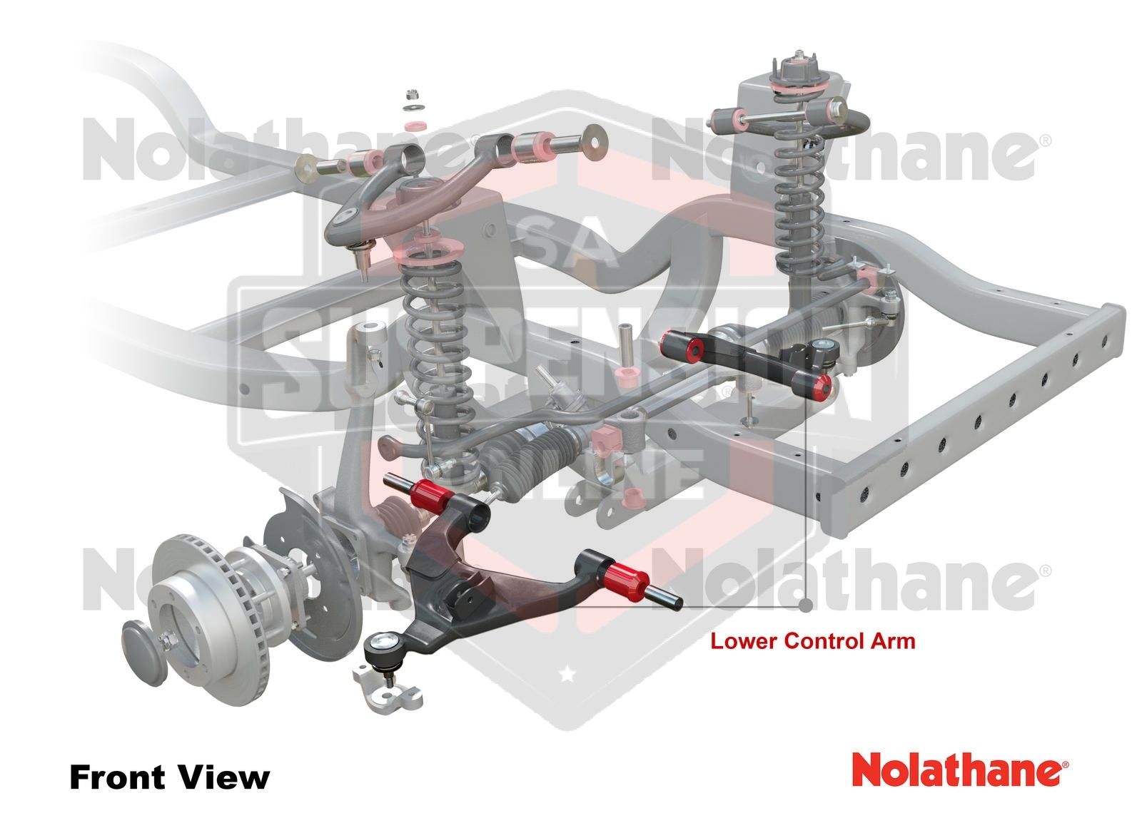 Control Arm Lower - Arm (Control/Trailing Arm- wheel suspension) Front ...