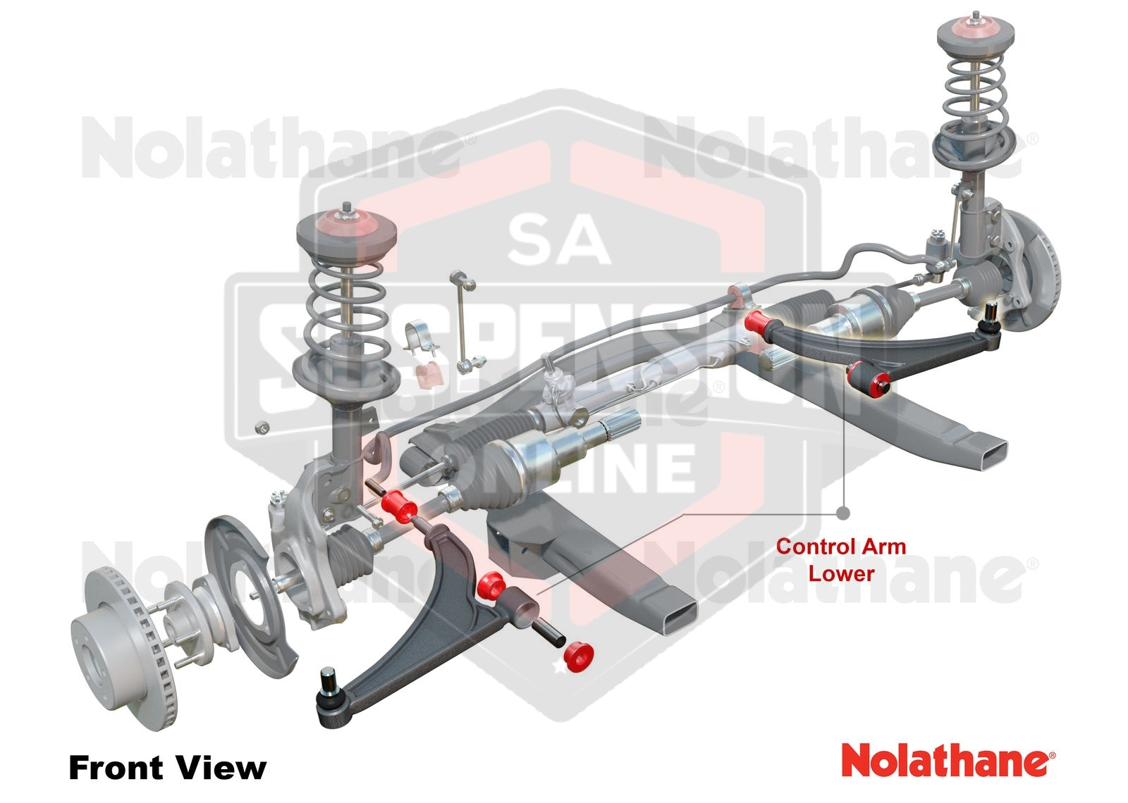 Control Arm Lower - Arm (Control/Trailing Arm- wheel suspension) Front ...