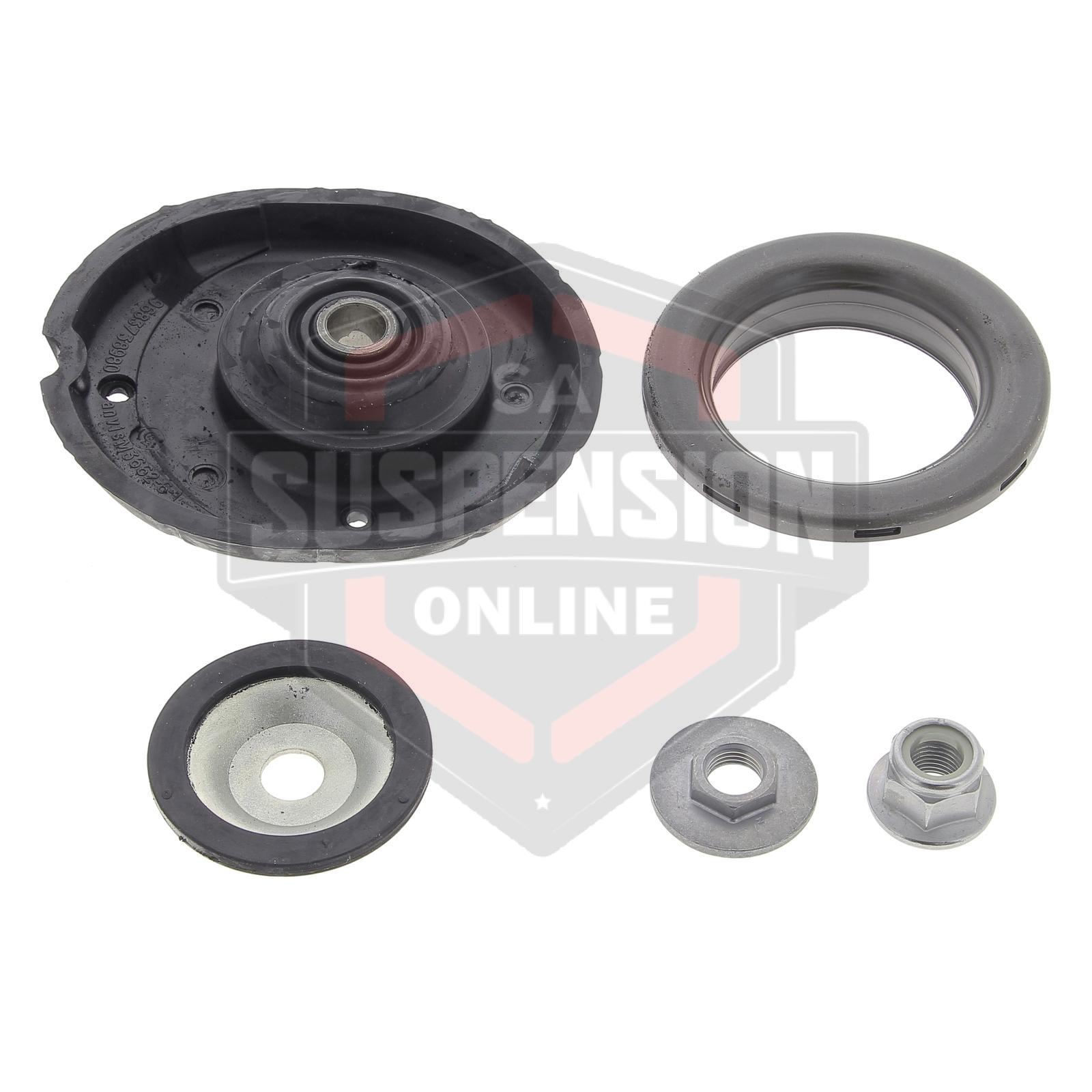 KYB Suspension Strut Mount- Incl. Bearing, Mounting Nuts/Bolts ...