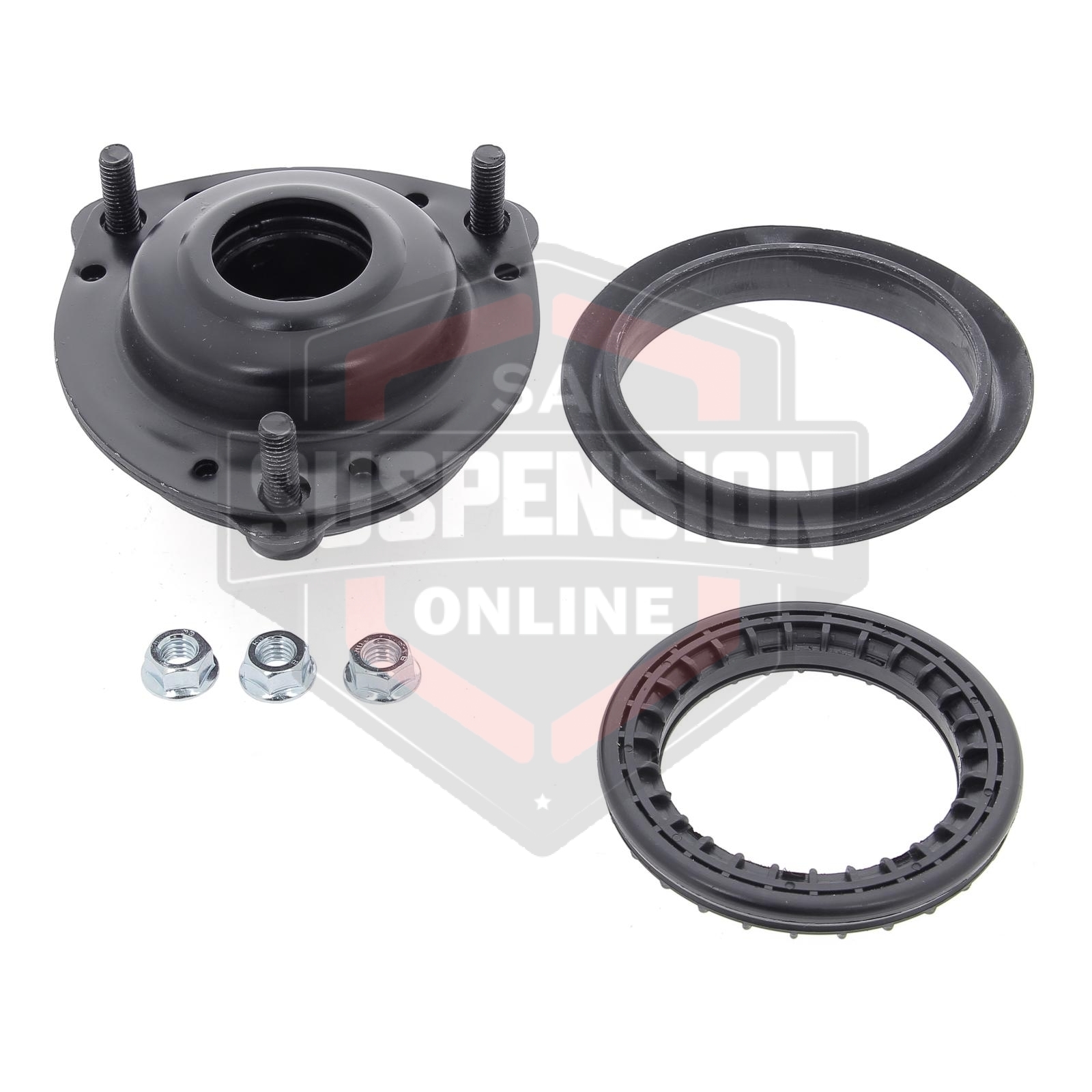 KYB Suspension Strut Mount- Incl. Bearing, Mounting Nuts/Bolts ...