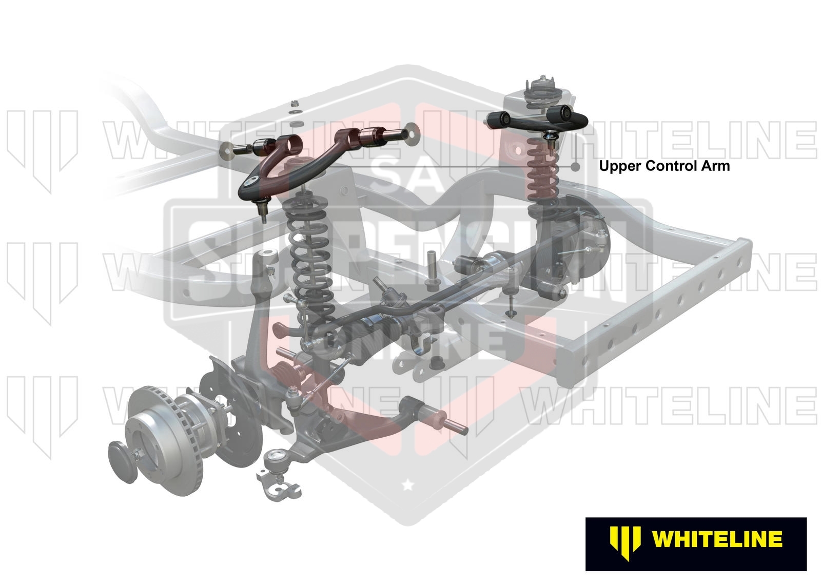 Control Arm Upper - Arm (Control/Trailing Arm- wheel suspension ...
