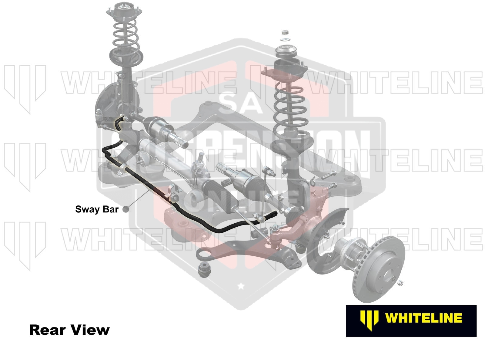 Sway bar - 26mm 3 point adjustable (Stabilizer Bar- suspension) Front ...