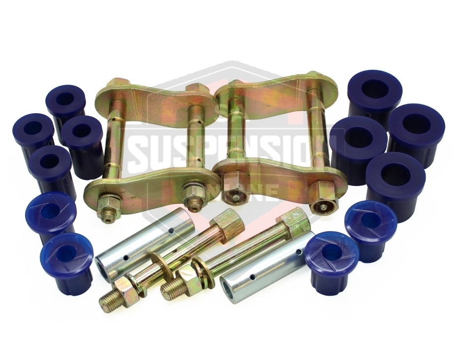 SuperPro Greasable ShFits Ackle and Bushing Kit (Bushing- leaf spring ...