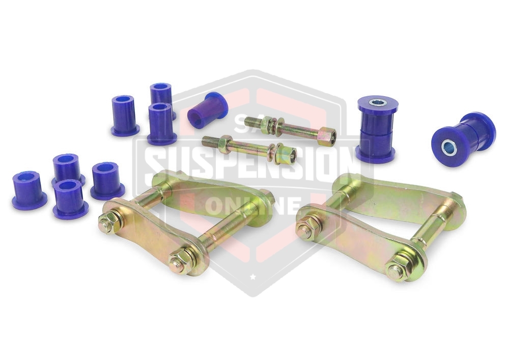 SuperPro Greasable ShFits Ackle and Bushing Kit (Bushing- leaf spring ...