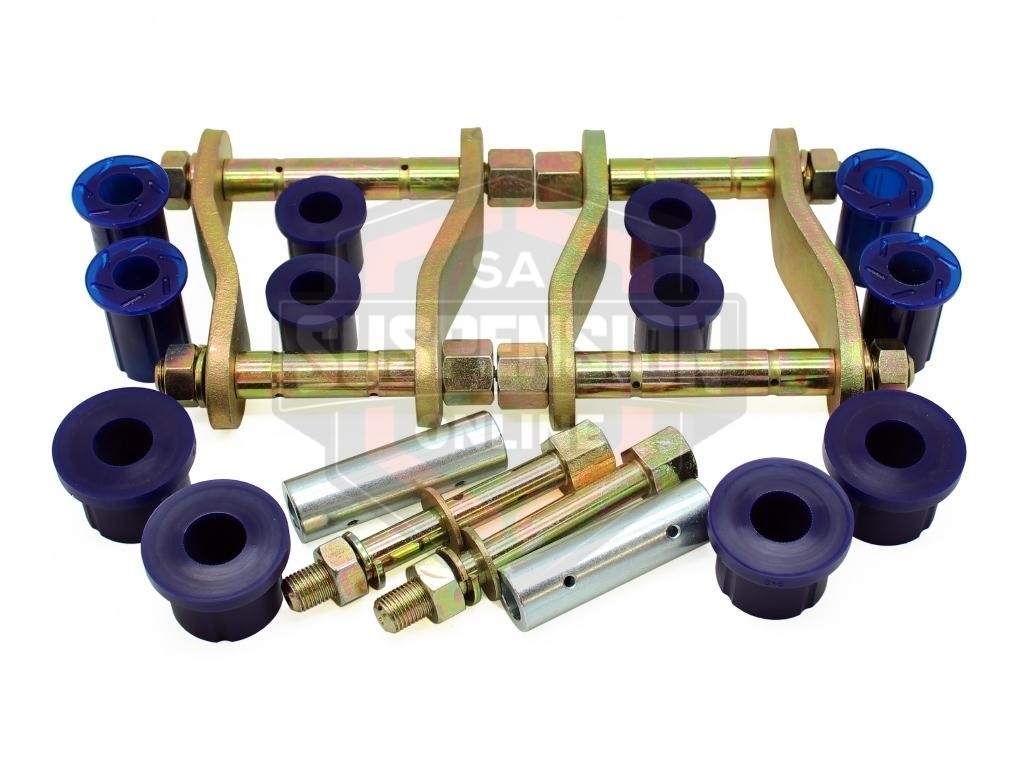 SuperPro Greasable ShFits Ackle and Bushing Kit (Bushing- leaf spring ...