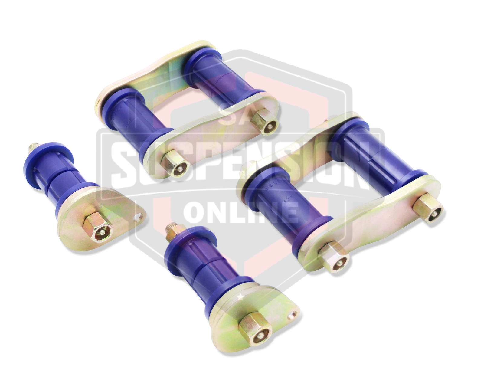 SuperPro Greasable ShFits Ackle and Bushing Kit (Bushing- leaf spring ...