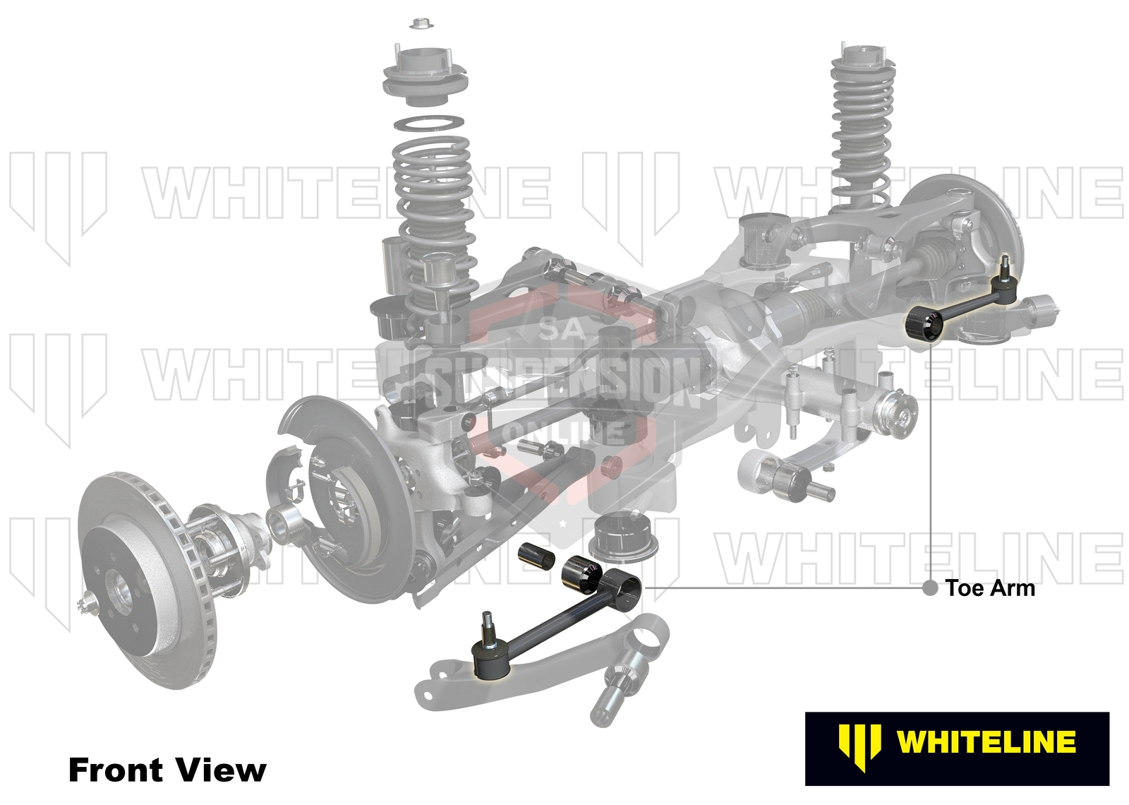 Toe Arm - Arm (Control/Trailing Arm- wheel suspension) - Whiteline